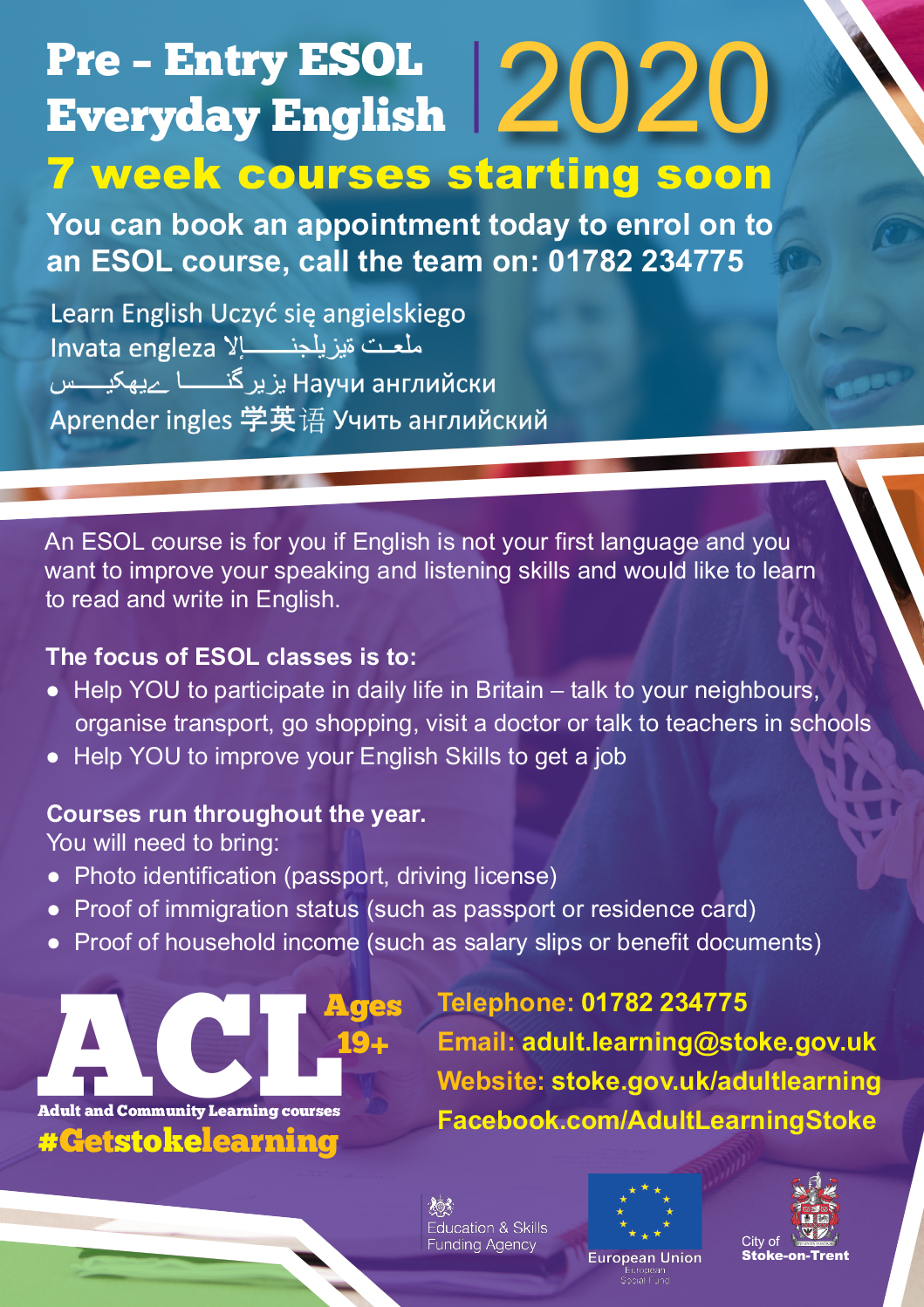 Pre Entry ESOL Everyday English 2020 Moorpark Junior School
